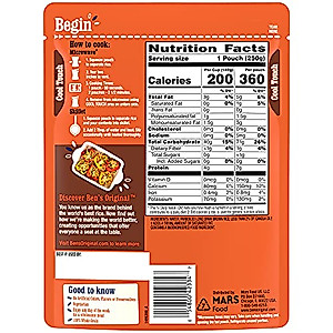 BEN'S ORIGINAL Ready Rice Whole Grain Brown Rice, Easy Dinner Side, 8.8 OZ Pouch (Pack of 12)