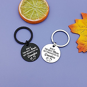 Pregnancy Announcement Gifts New Grandparents Gifts Keychain New Grandma and Grandpa Gifts Jewelry New Grandparent Announcement First Time Pregnancy Gifts Mother's Day Father's Day Gifts