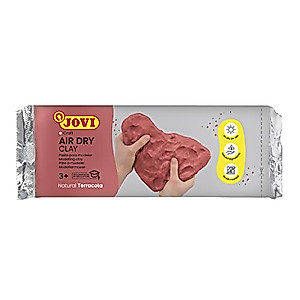 Jovi Air Dry Modeling Clay, 2.2 lb. Terracotta, non-staining, perfect for Arts and Crafts Projects