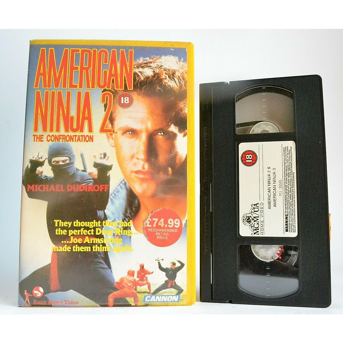 American Ninja 2: The Confrontantion; [Cannon] Big Box - Action - Michael Dudikoff - Pal VHS