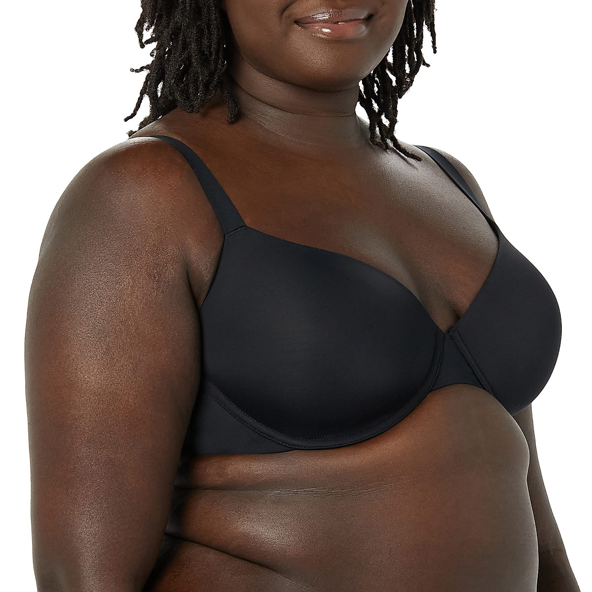 Amazon Essentials Women's Demi Cup Microfiber Bra with Adjustable Straps - Discontinued Colors, Pack of 2, Blush, 38C