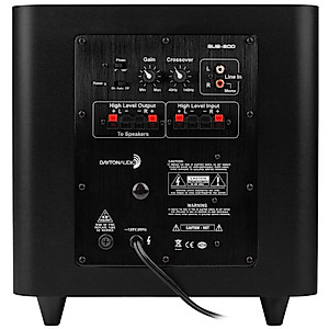 Dayton Audio SUB-800 8" 80 Watt Powered Subwoofer