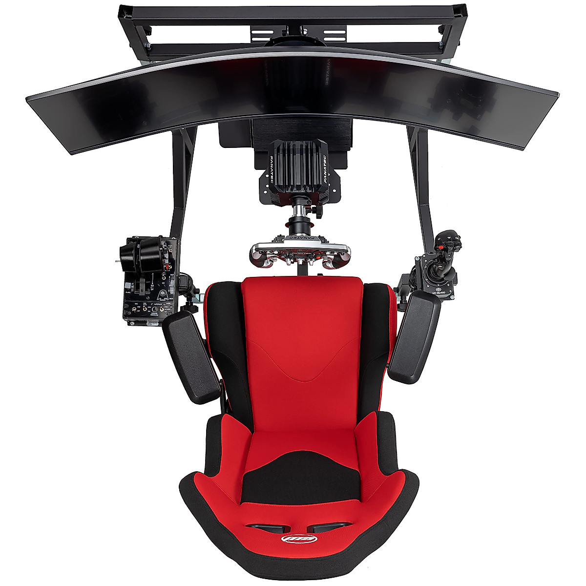 SimFab Monitor Mount Floor Stand for Racing and Flight Simulators | for Monitors up to 100x100mm VESA, 24, 27, 32, 34, 37, 49 Ultra Wide