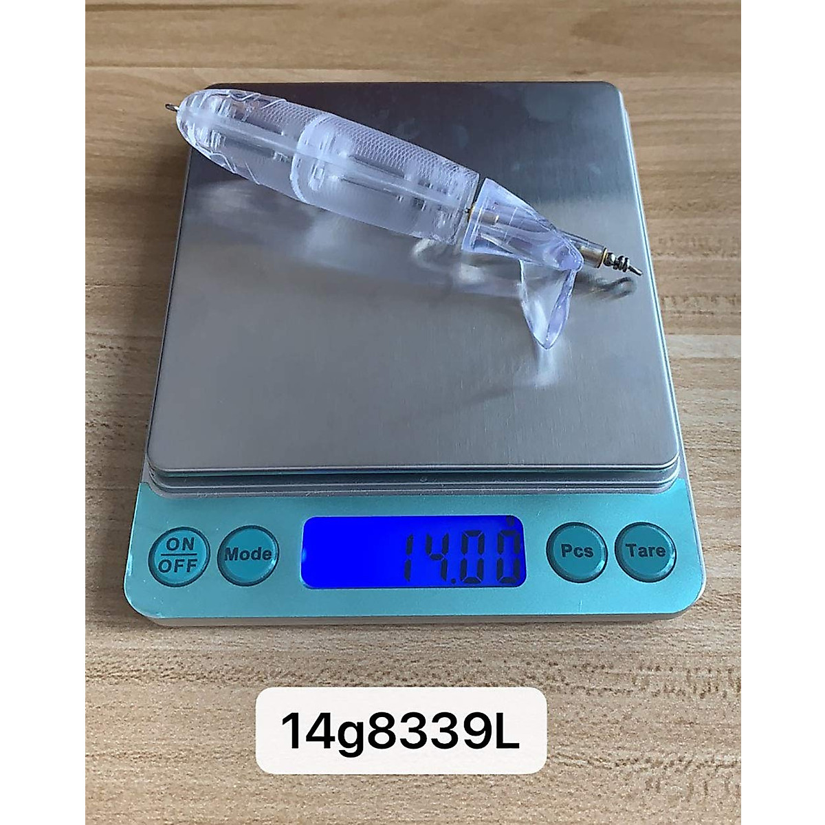 Free Eye 5pcs Unpainted Plopper Bait Fishing Hard Clear Lure Body 110mm 13.97g Blank 8339L#