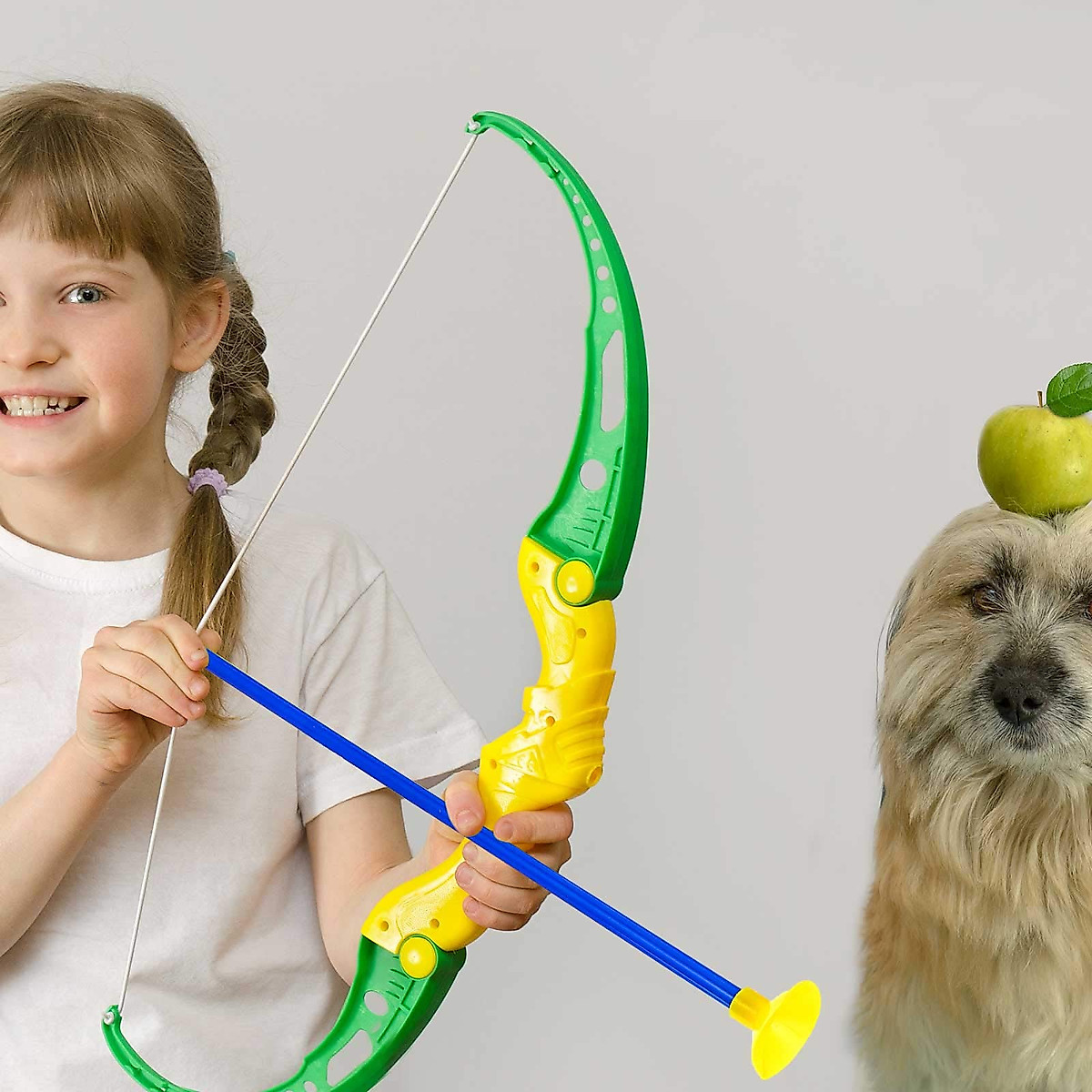 20 Pieces Replacement Suction Cup Arrows Kids Archery Toy Replacement Arrows with Rubber Tip Outdoor Indoor Sports for Boys Girls