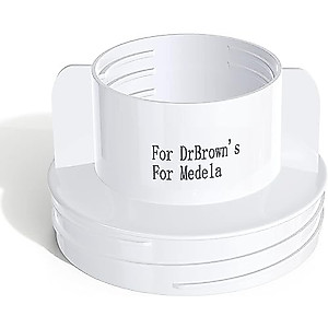 w-maxa Baby Bottle Adapter, Portable Bottle Warmer Adapter for Dr Brown’s & Medela-40MM