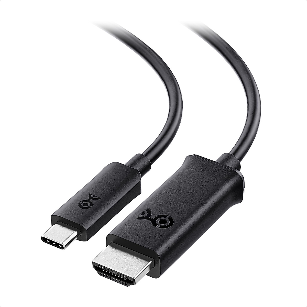 Cable Matters USB C to HDMI Cable, Supporting 4K 60Hz (USB-C to HDMI Cable) in Black 6 ft - Thunderbolt 4 / USB4 Compatible with iPhone 16/15 Pro Max Plus, MacBook Pro, Dell XPS 13, Surface Pro