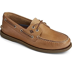 Sperry Men's Authentic Original 2-Eye Boat Shoe, Sahara, 12 M US