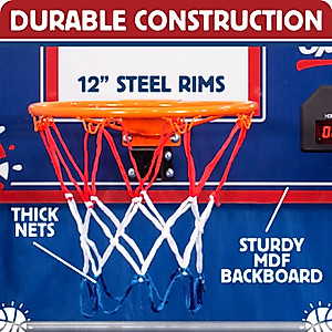 Pop-A-Shot Official Dual Shot Sport Arcade Basketball Game (Blue)