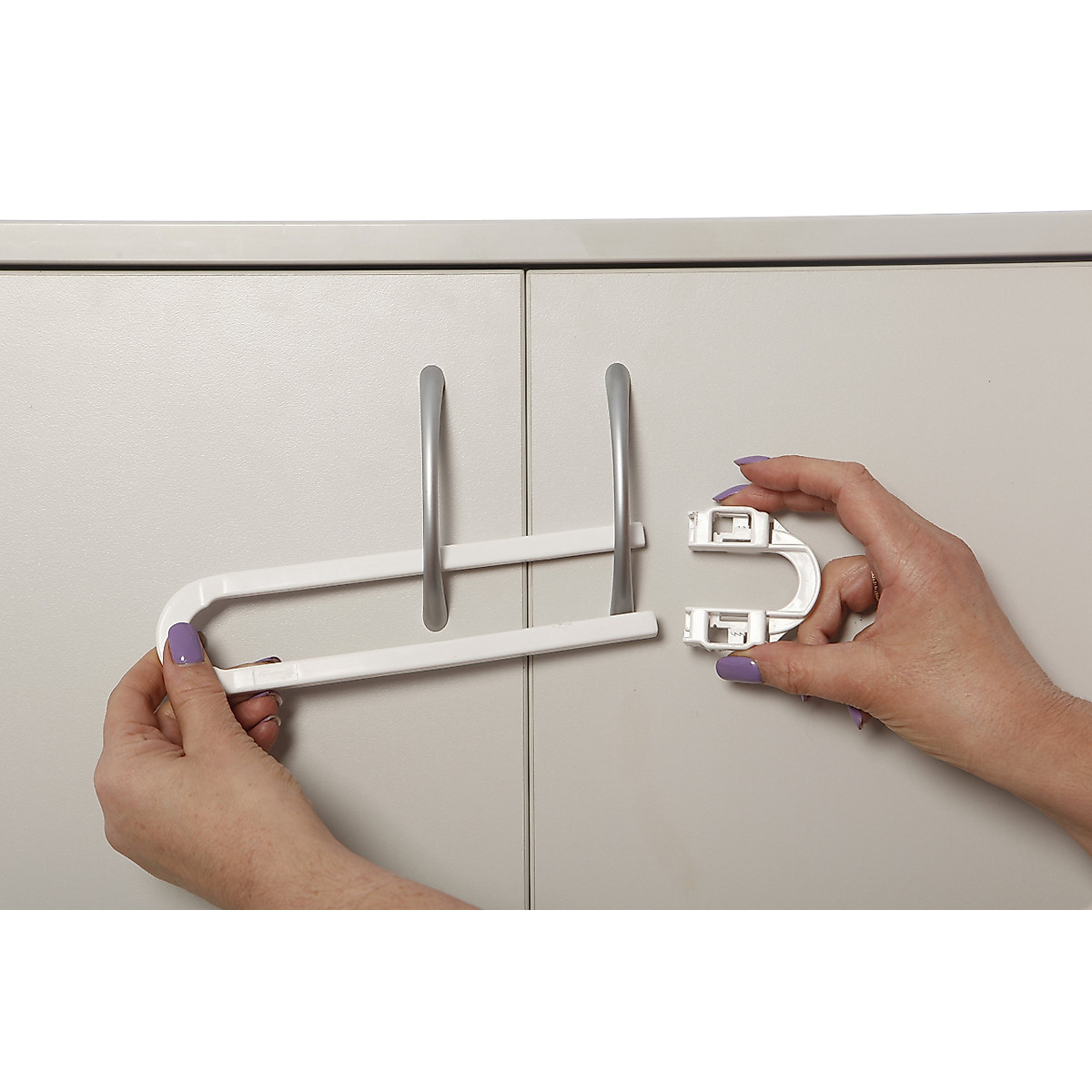 Dreambaby Cabinet Glide Lock Extra Long - Extra Long - Baby Safety Locks (6 Pack)