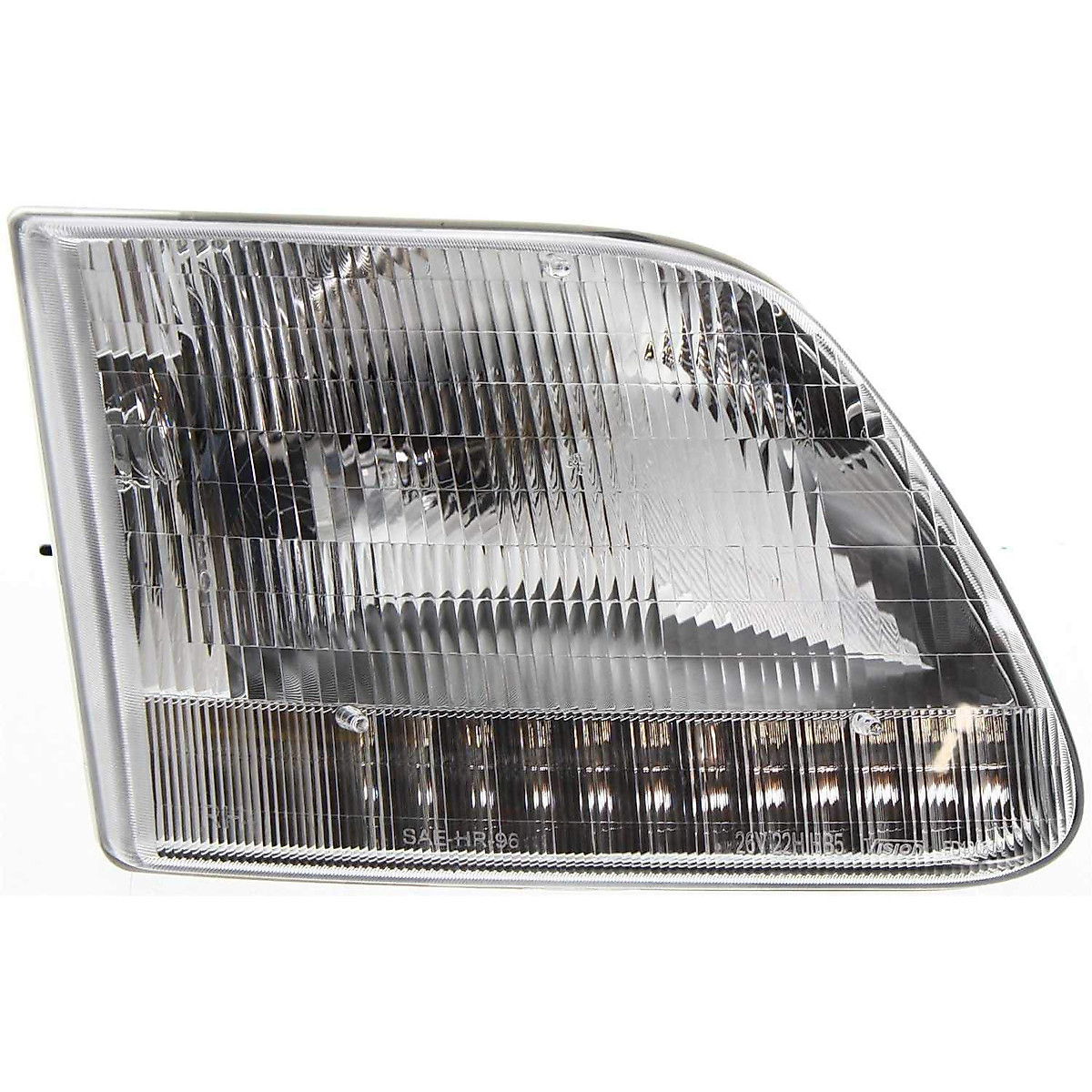 Evan Fischer Driver and Passenger Side Headlight Set of 2 Compatible with 1997-2003 Ford F-150, 1997-1999 F-250, 1997-2002 Expedition & 2004 F-150 Heritage - FO2503139, FO2502139