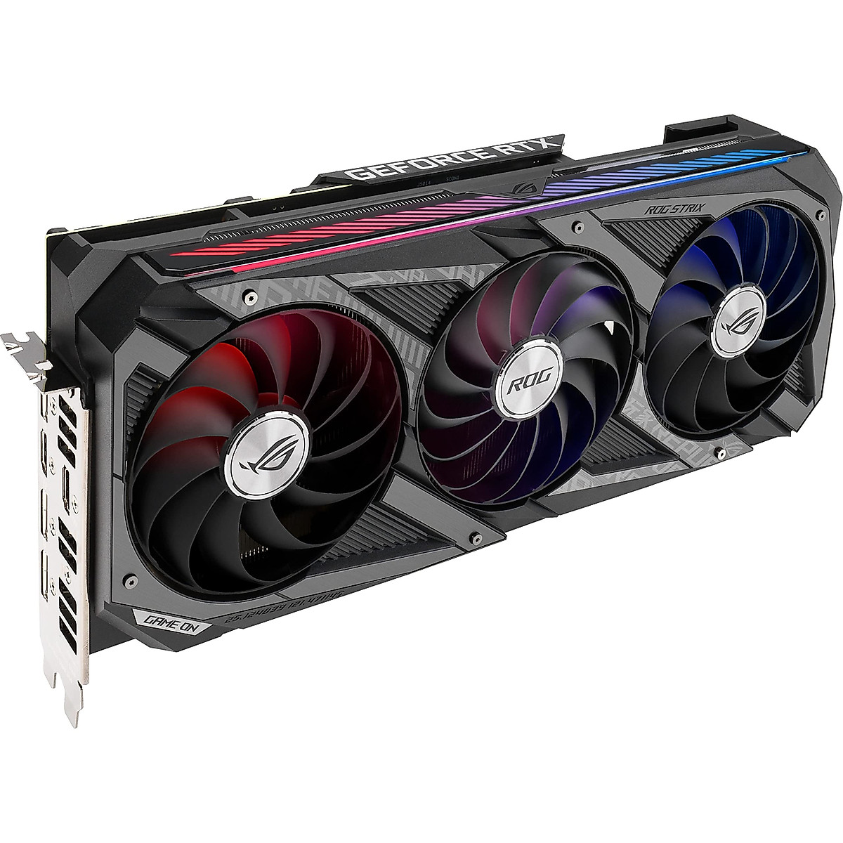 ASUS ROG Strix NVIDIA GeForce RTX 3070 V2 OC Edition Gaming Graphics Card (PCIe 4.0, 8GB GDDR6, LHR, HDMI 2.1, DisplayPort 1.4a, Axial-tech Fan Design, 2.9-Slot, Super Alloy Power II, GPU Tweak II)