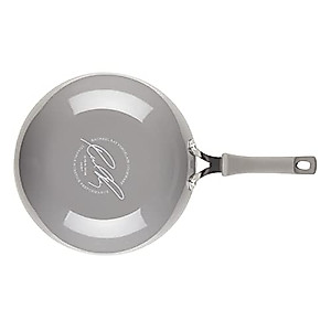 Rachael Ray Cook + Create Nonstick Stir Fry Pan/Wok, 10.5 Inch, Gray