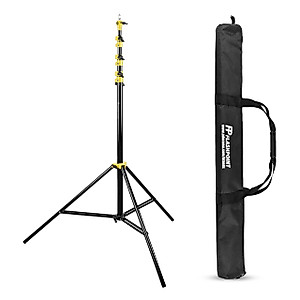 Flashpoint 13' Yellow Color Coded Pro Air Cushioned Heavy Duty Light Stand for Photography, Lightwight and Durable Portable Photography Light Stand Tripod is Suitable for Pro Photography
