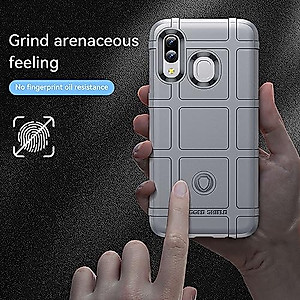 Phone case for Samsung Galaxy A40,Refined Carbon Fiber,Anti-Fall,Anti-Fingerprint,360°Full Protection