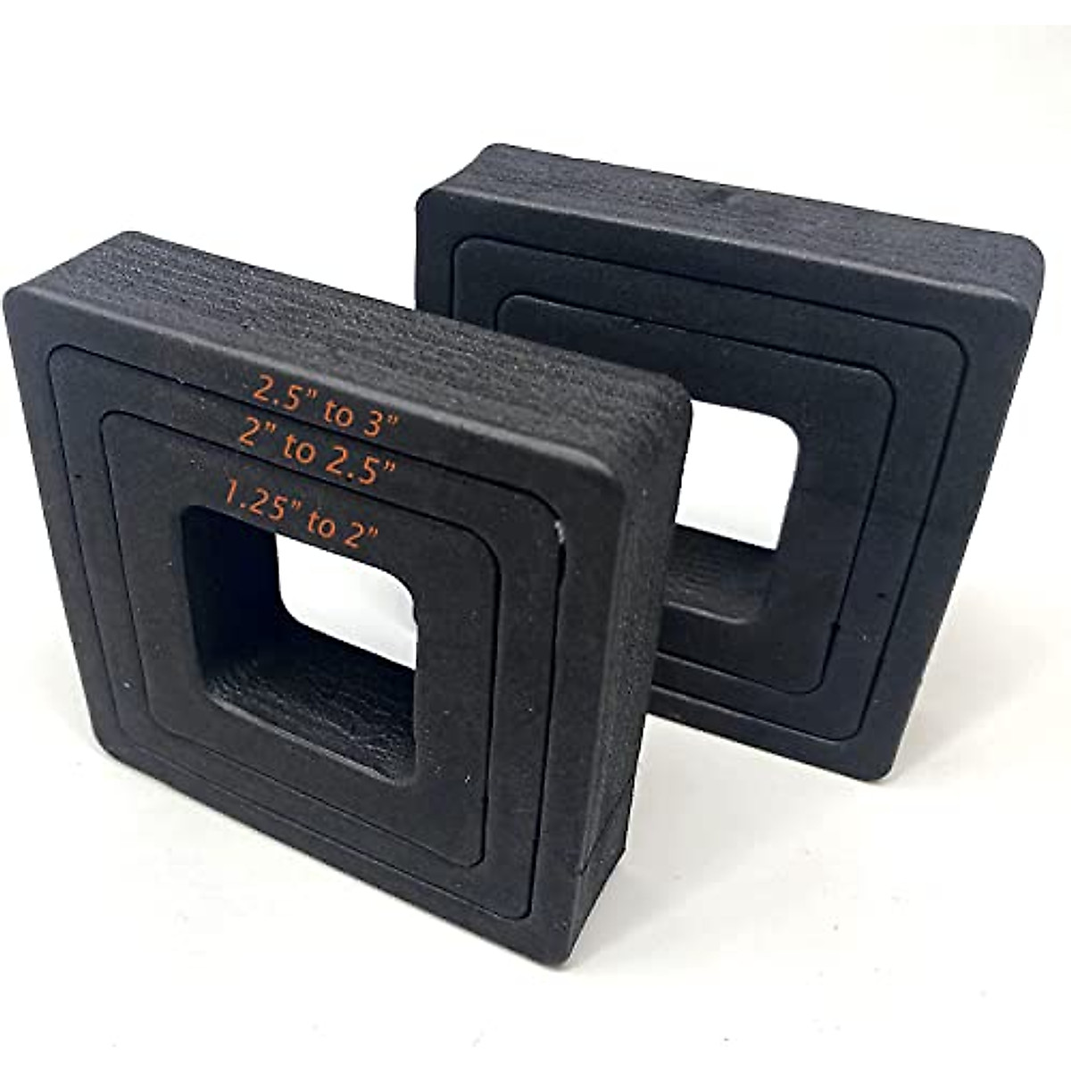 eVerHITCH 3", 2.5" and 2" Adapter Insert for Adapting Hitch Cover to Various Size Hitch RECEIVERS, Fits 3", 2.5" and 2" Receivers