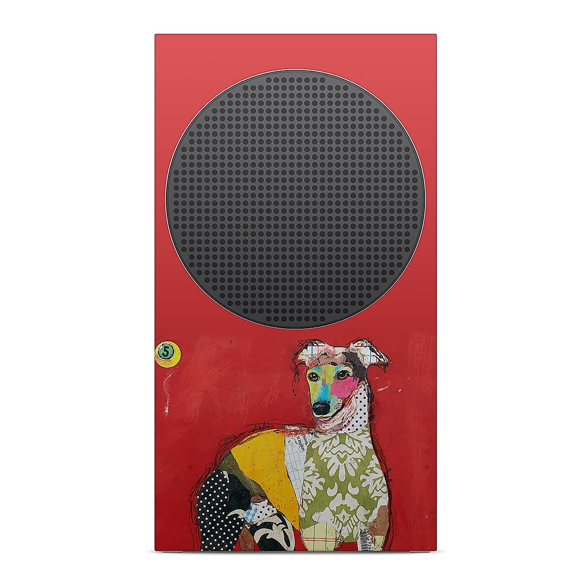 Head Case Designs Officially Licensed Michel Keck Greyhound Art Mix Vinyl Sticker Gaming Skin Case Cover Compatible with Xbox Series S Console and Controller Bundle