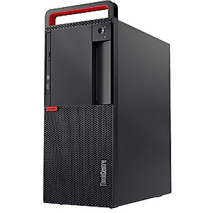 Lenovo ThinkCentre M910T Tower Desktop Computer - Intel Core i5-7500 Upto 3.8GHz, 16GB Ram, 256GB SSD, AC Wi-Fi, Bluetooth, DisplayPort, HDMI 4K Support, DVD-RW - Windows 10 Pro (Renewed)