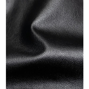 TLAENSON Boys Leather Jackets For Toddler Kids Faux Motorcycle PU Leather Coats 50s 80s Bomber Tops Black Size 160/11-12 Years