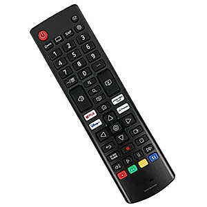 Universal Remote Control for LG-TV-Remote, Compatible with LG UHD OLED QNED 4K 8K Smart TV AKB75375604 AKB75095307 AKB76037601 AKB76037603 AKB76040302 with Disney, Netflix, Prime Video, LG Channels