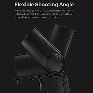 Godox V860III-S Camera Flash Light Wireless TTL Speedlite Modeling Light Transmitter/Receiver Manual/Auto Flash GN60 1/8000s HSS Built-in 2.4G Wireless X System Replacement for Sony Cameras