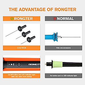 RONGTER 3 in 1 Foam Cutter Kit, Orange Foam Cutter Electric Foam Cutting Tool,Heated Foam Carving Knife Kit.