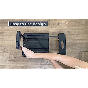 Mount Plus A3 Folding Hand Truck, 6 Wheels Fold Up Hand Cart with 2 Elastic Ropes, Portable 500lbs Capacity Heavy Duty Luggage Cart, Utility Dolly Platform Cart for Car, House and Office