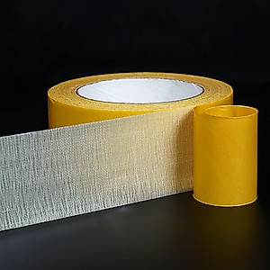 XZRDINGJIE Double Sided Tape Heavy Duty Mounting Tape, 1.18inch x 33ft Double-Sided Fabric Tape Adhesive Tape No Residue, for Home & Office