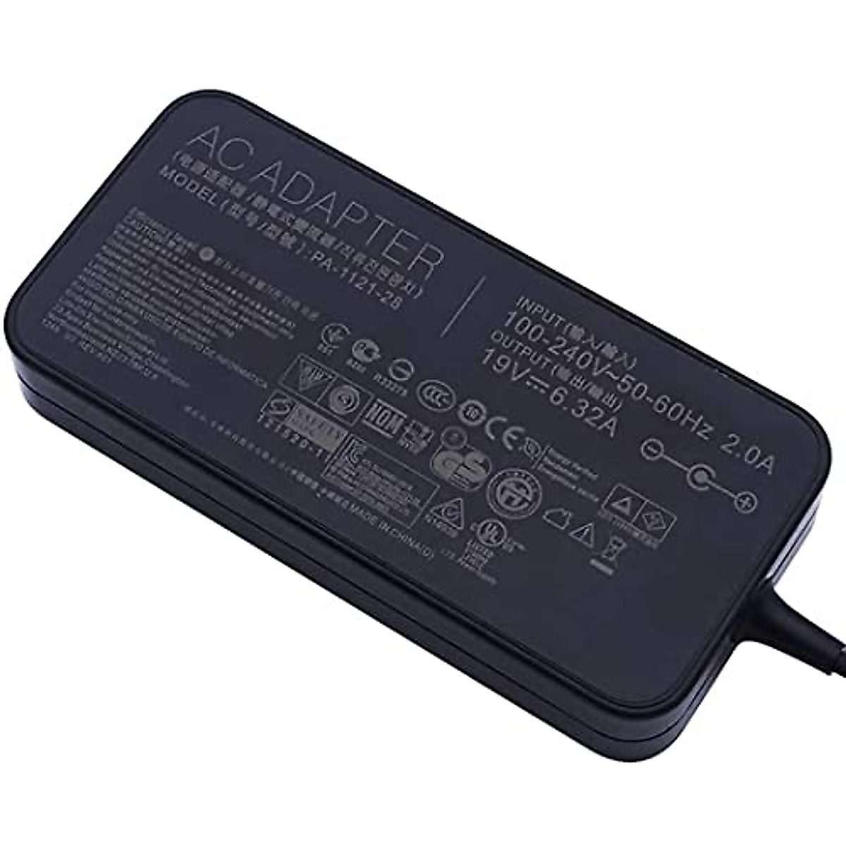 120W AC Adapter for Asus Laptop Charger: A15-120P1A PA-1121-28 ROG GL551J GL552VW GL553V GL752VW GL753VE N550JK N550JX ZX53VW FX53VD G56JK N56JR N56JN VivoBook Q550 X550 X750J Laptop ac Adapter