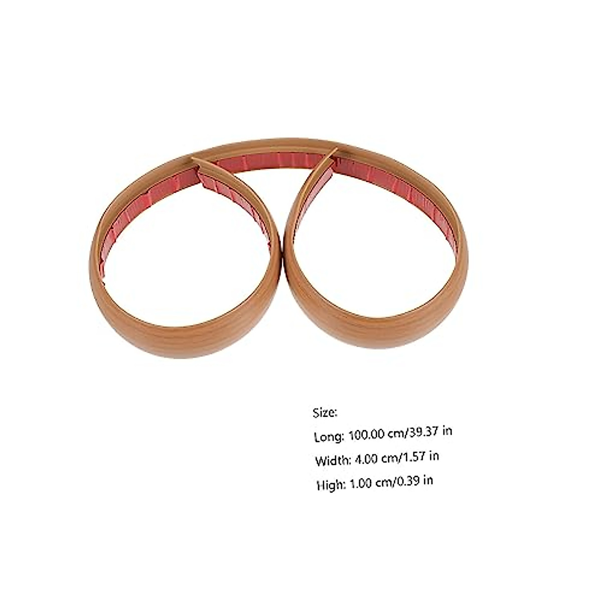 DOITOOL Tile Floor Rug Stays for Wood Floors Tile Trim Floor Transition Strip Self Adhesive Self-Adhesive Floor Transition Strip Tile to Carpet Threshold Strip Ceramic Tile Edge Trim PVC