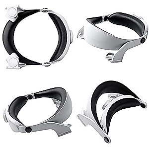 HUAYUWA Virtual Reality Relieve Pressure Head Strap Fit for Oculus Quest 2 VR Glasses Accessories