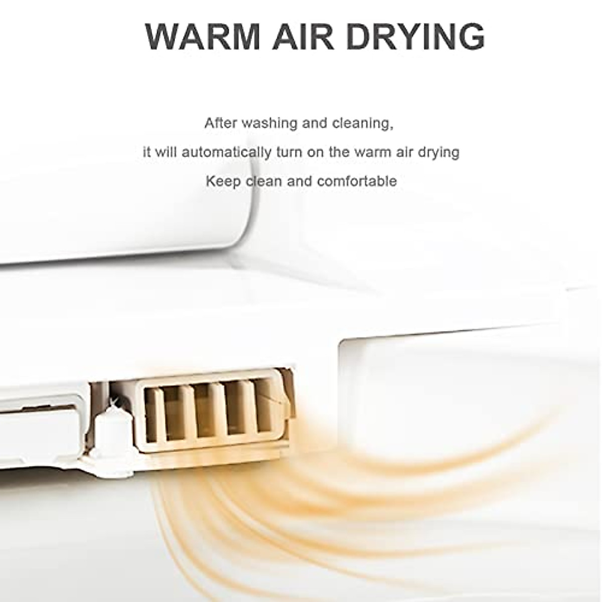 Simple Project Smart Toilet, Smart Bidet Toilet | White Tankless Toilet, Smart Toilet Seat With Remote | Elongated One Piece Toilet Bidet with Auto-flush, Drying, Self-cleaning, Foot kick sensor