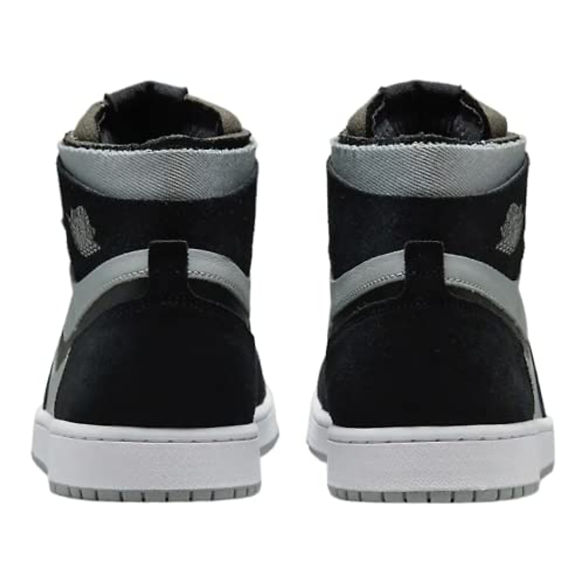 Men's Jordan 1 High Zoom Air CMFT Black/White-LT Smoke Grey CT0978-001 10.5