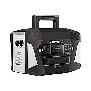 POWRISE 2200W Portable Power Station(4000W Peak),1.5H Super Fast Charging,UPS Function,1843Wh LiFePO4 Battery Backup w/ 13 Outlets (AC DC USB),Solar Generator for Outdoor Camping,RV,Home Use,Emergency