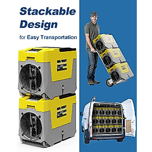 AlorAir 180 PPD Commercial Dehumidifier Smart WiFi Control, 28 Gallons Industrial Dehumidifiers for Home, Basements, Garages, and Crawl Space, Water Damage Restoration, Storm SLGR 850X