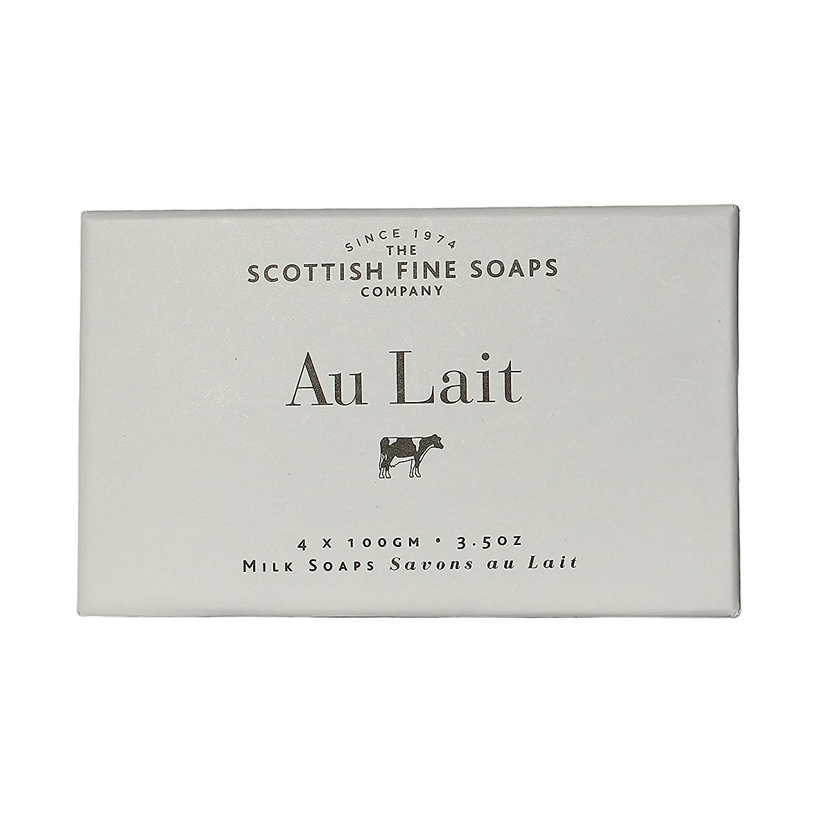 The Scottish Fine Soaps Company Au Lait Milk Soaps (4 x 100g)