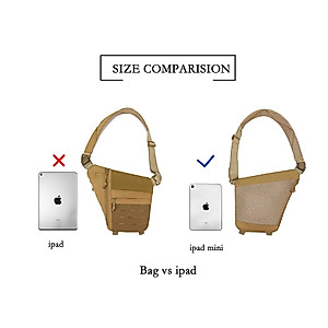 Concealed Carry Bag for Men, Chest Holster Sling Bag of Pistols Anti-Thief Crossbody Daypack Personal Pocket Sling Pack