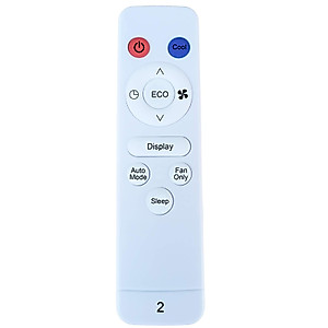 Replacement for Emerson Quiet Kool Window Air Conditioner Remote Control EARC15RE1 EARC10RSE1 EARC12RSE1 EARC15RSE1 EARC18RE2 EARC22RE2 EARC24RE2