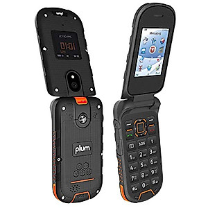 Plum Rugged Flip Phone GSM Unlocked Water Proof Shock Proof IP68 Military Grade - oNLY for International uSE