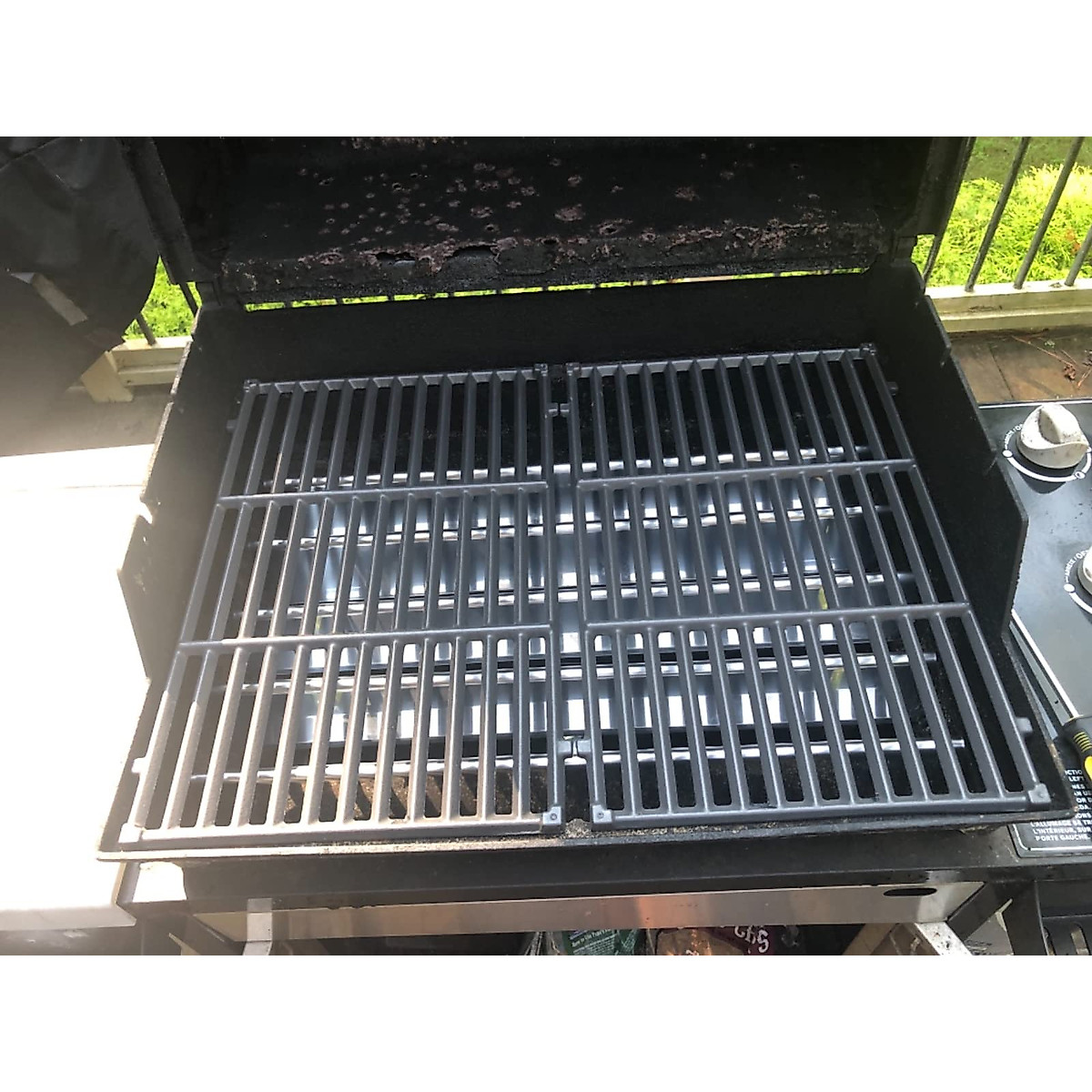 7638 65906 7525 7526 Grill Parts for Weber Spirit E-310 II E-310 Spirit S-310 Spirit 300 Series Grates, Spirit 700 Grill Grates Replacement Weber Genesis Gold B/C Parts, Genesis Silver B/C Grates