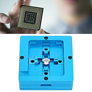 BGA Reballing Rework Station Double Frame Template Stencil Welder Kits 80 x 80mm Soldering Station for Auto Fixing for Large Steel Meshes