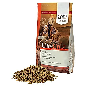 UltraCruz Equine MSM Joint Supplement for Horses, 10 lb, Pellet (60 Day Supply)