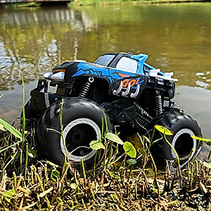 Threeking 1:16 Pick-up Toys RC Car Truck Toys Remote Control Cars Body Waterproofing Suitable for All Terrain 4WD Off-Road Car Gifts Presents for Boys/Girls Ages 6+