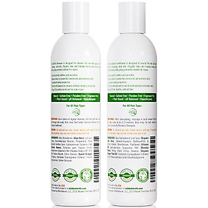 Wild Naturals Eczema Shampoo & Conditioner Set for Men & Women - Anti Dandruff Shampoo for Dry Scalp & Hair - Soothing Relief for Itchy Scalp - Psoriasis Shampoo for Scalp Treatment