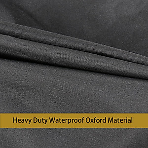 Jungda Outdoor Prep Cart Cover for Nuuk 20" x 30" Pizza Oven Table,Patio Grill Table Cover for Movable Dining Cart Table,Waterproof Outdoor Cart Cover - 34 X 22 X 32 Inch