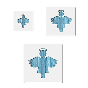 Angel Object Azrael Archangel Peace, quality mylar stencil pack in 3 sizes, reusable for crafts and diy projects CCSTE-21445