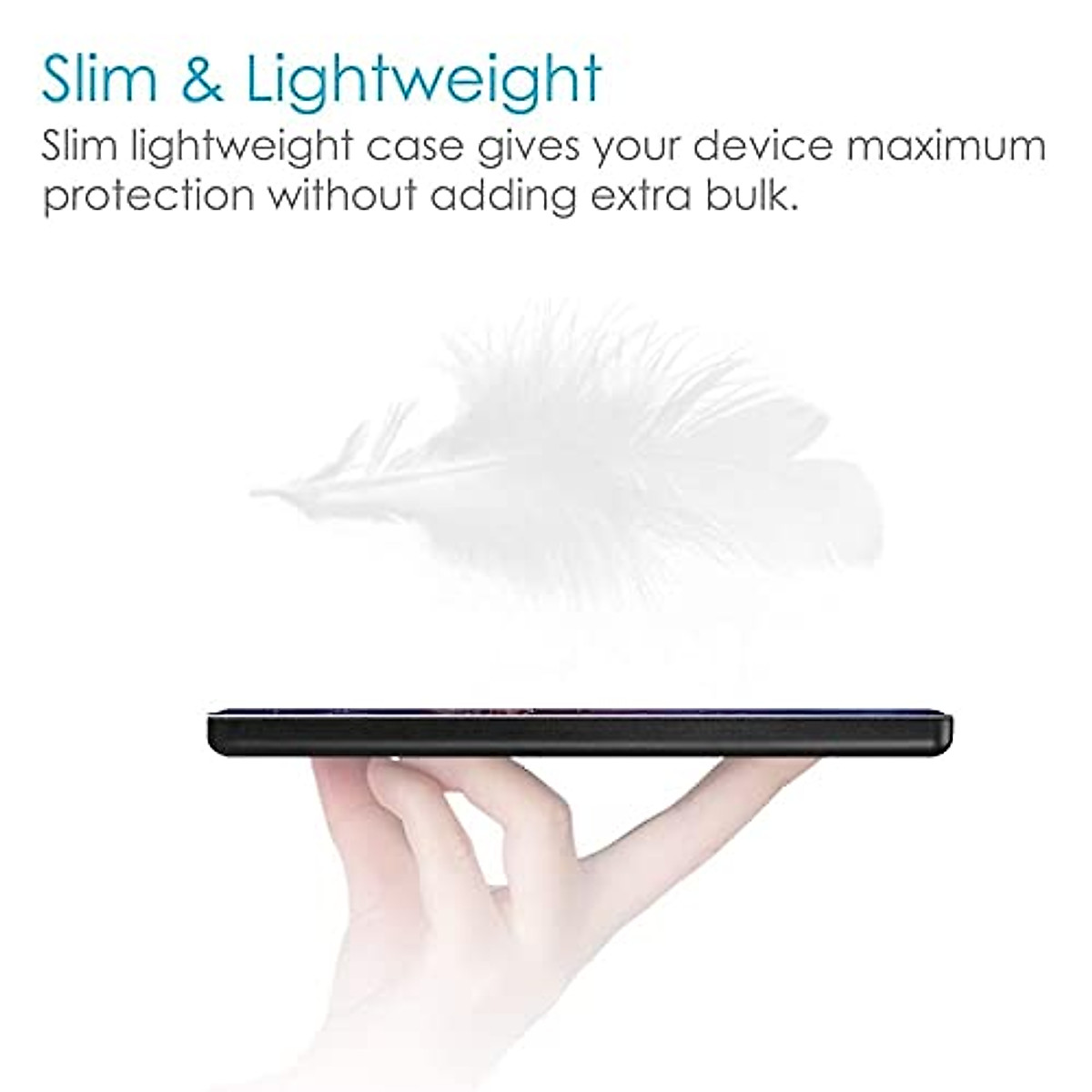 LYZGF Case for Kindle - Inspirational Positive Energy Quote Kindle Paperwhite Cover eBook Reader Cases with Auto Wake/Sleep for All Paperwhite Generation,Kindle Youth,A,J9G29R