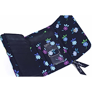Vera Bradly Euro Wallet in Midnight Blues