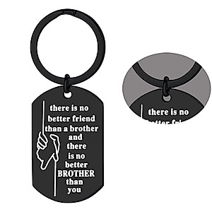 Big Little Brother Gifts from Brother Birthday Christmas Gifts for Brother in Law Sibling Gifts for Brother Keychain for Step Brother Gifts for Young Older Brother
