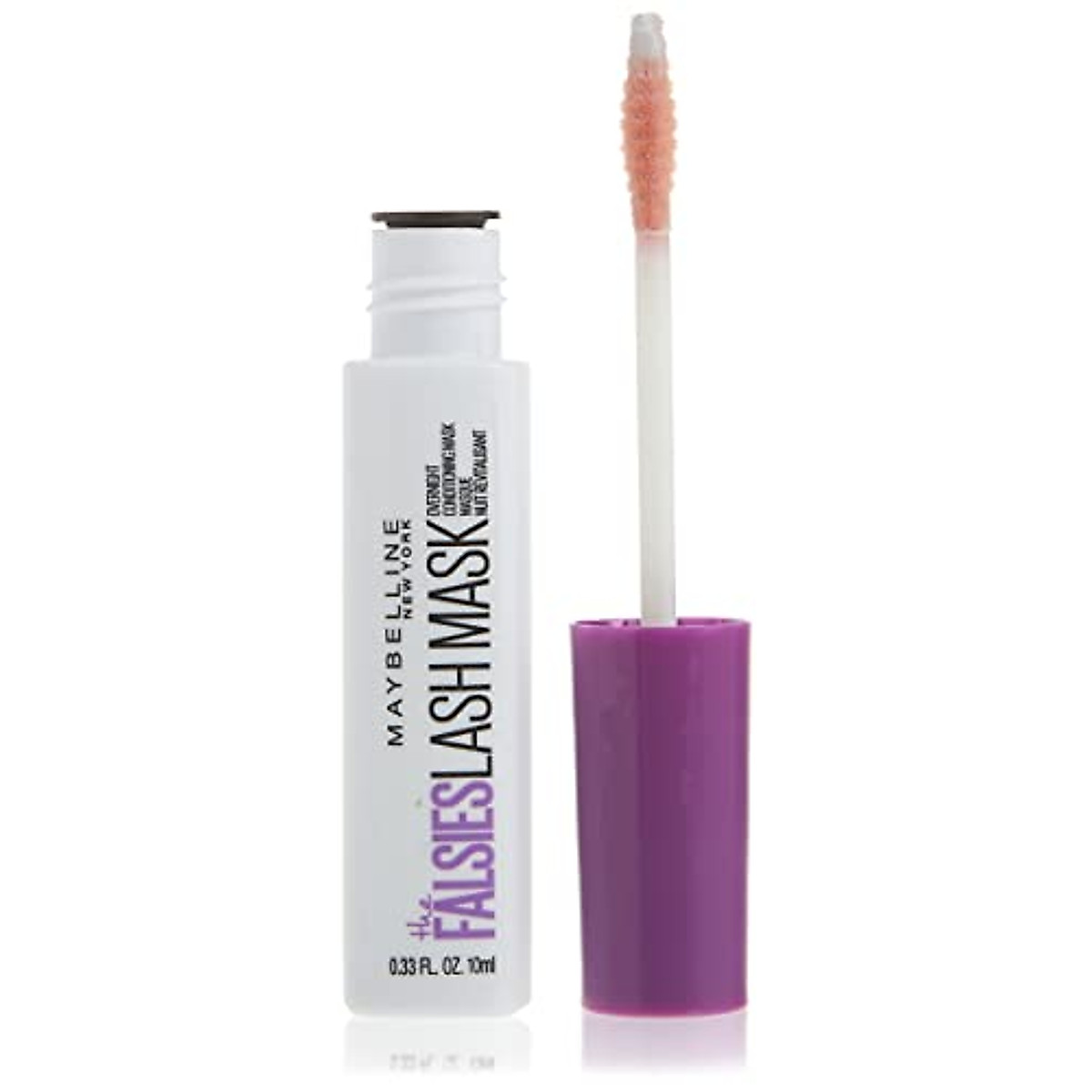 Maybelline New York The Overnight Eyelash Conditioner with Shea Butter and Argan Oil, Falsies Lash Mask, 0.33 Fl Oz